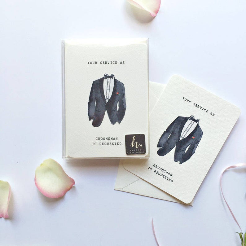 The 10 Groomsmen Proposal Cards That Aren't Super Boring