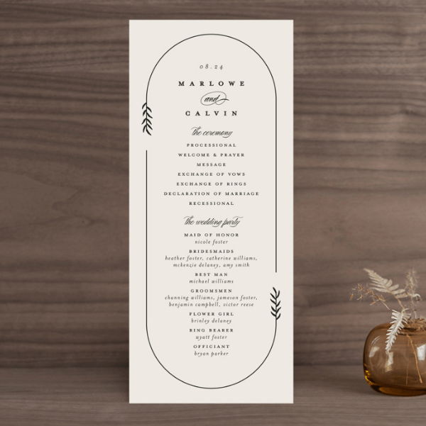 Program Sizes Wedding Wedding Seating Plan Tips | Burgh Brides