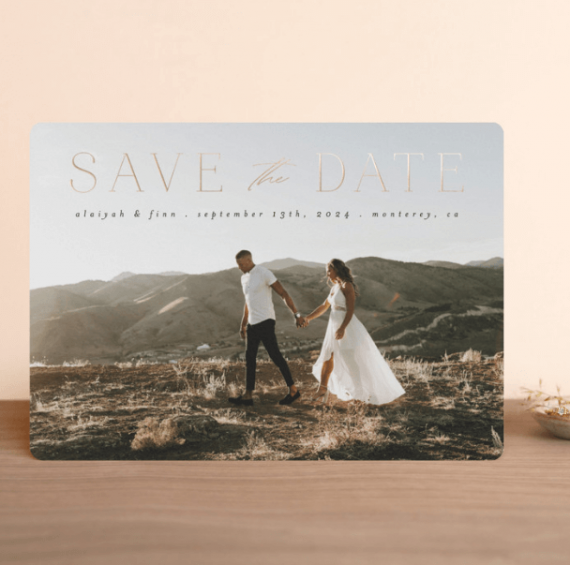 What Size Save The Date Should I Order? | Emmaline Bride
