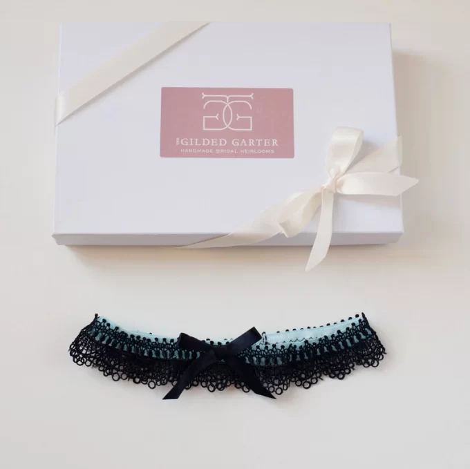 8 Edgy Black Wedding Garters for Non-Traditional Brides | Emmaline Bride