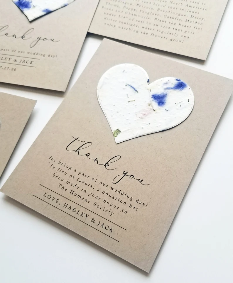 How to Give Wedding Favors That Give Back | Emmaline Bride