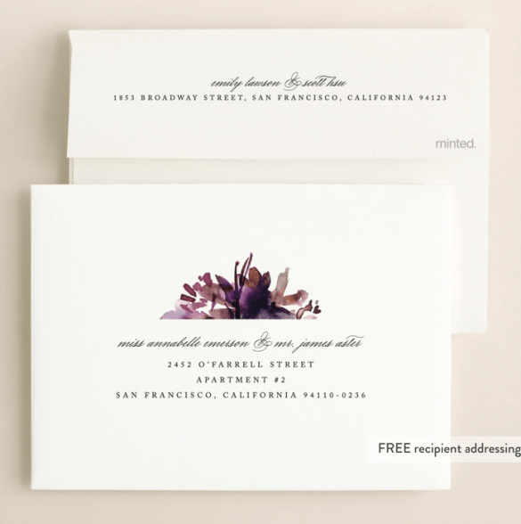 Where to Get FREE Addressed Envelopes with Wedding Invitations