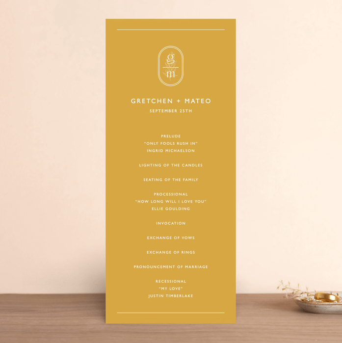 Here's EXACTLY What to Put on Ceremony Programs | Emmaline Bride