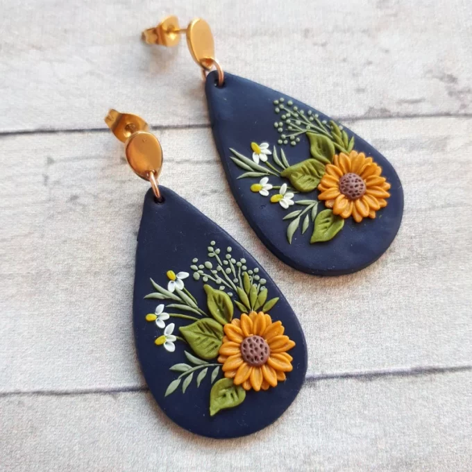 The 35 Most Unique Clay Earrings (Lightweight + Handmade!)