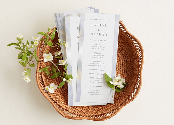 Here's EXACTLY What to Put on Ceremony Programs | Emmaline Bride