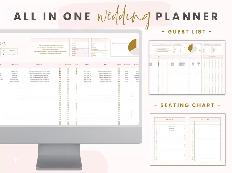 3 Best Wedding Budget Spreadsheets To Download Now Cheap 