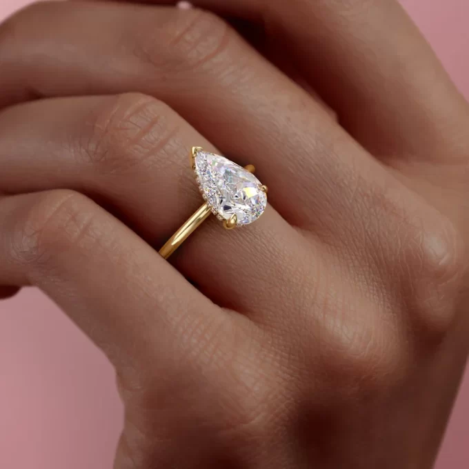 Here's EXACTLY What a Pear Shaped Engagement Ring Means