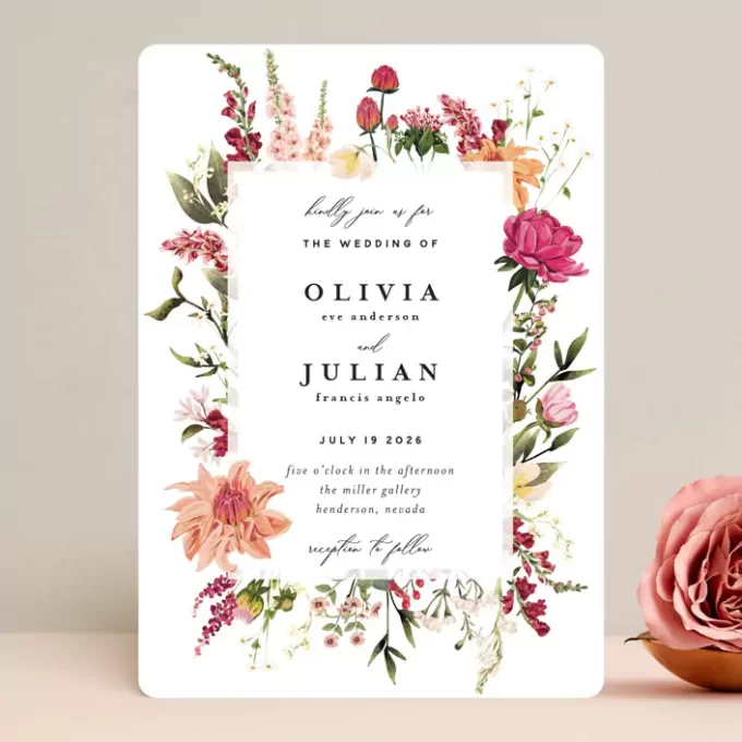 24 Wedding Invitation Trends That Are Topping The Charts in 2024
