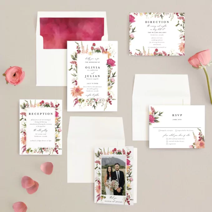 24 Wedding Invitation Trends That Are Topping The Charts in 2024