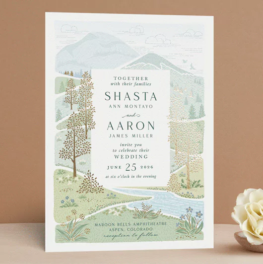 What "Together With Their Families" Invitation Wording Means