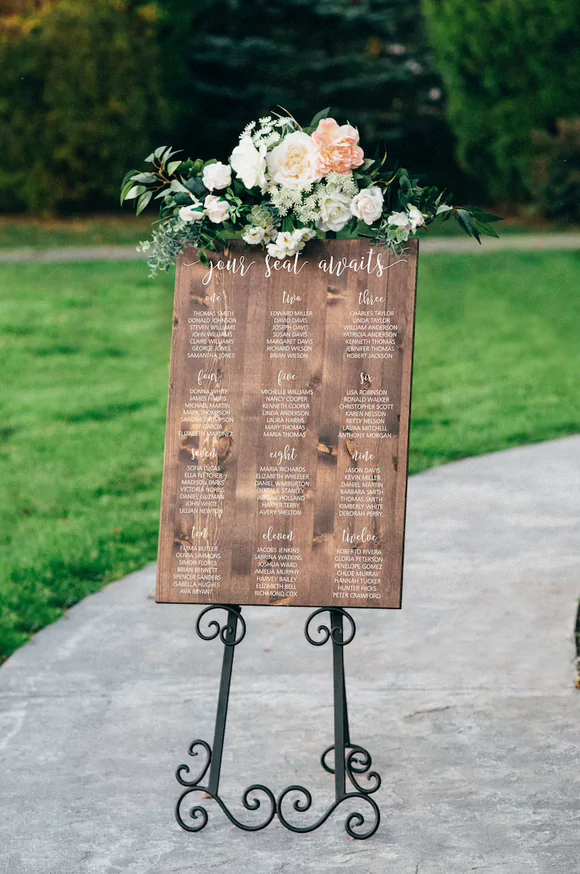How to Do a Wedding Seating Chart That Will Make Guests Happy