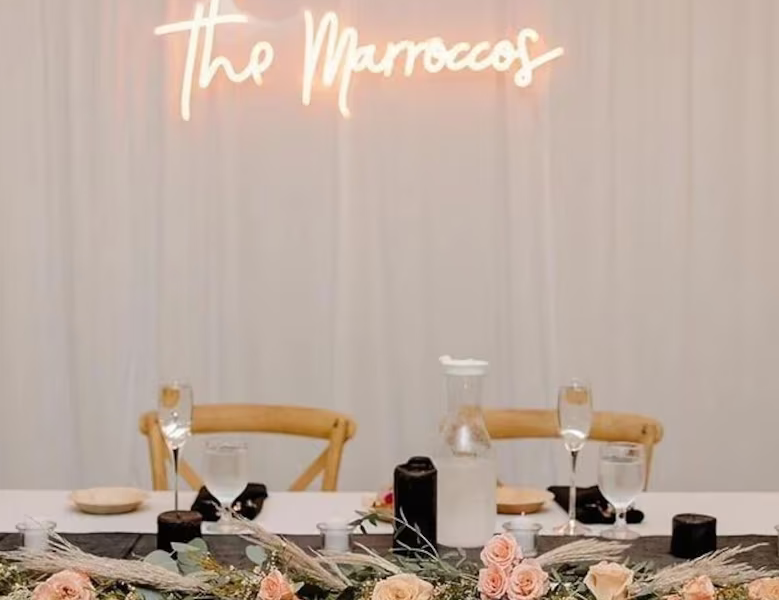 Where to Get a Neon Sign (Cheap!) for Your Wedding