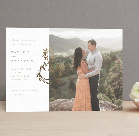 24 Best Photo Wedding Invitations for Picture-Perfect Invites