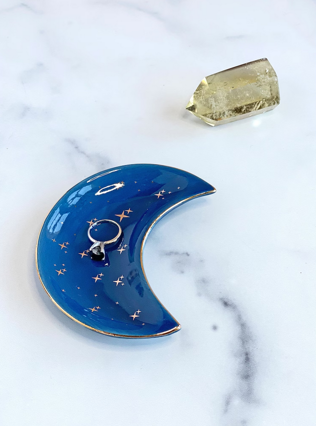 Moon Ring Dish -- HANDMADE-A-DAY | Emmaline Bride