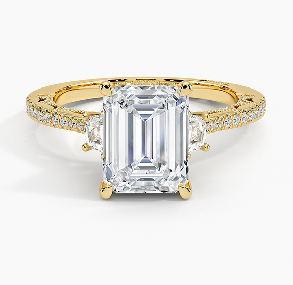 14 Emerald Cut Engagement Rings That Will Make Your Jaw Drop