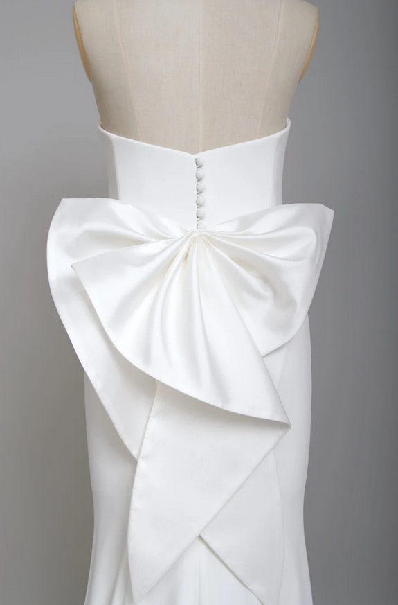 How to Add a Bow to a Wedding Dress