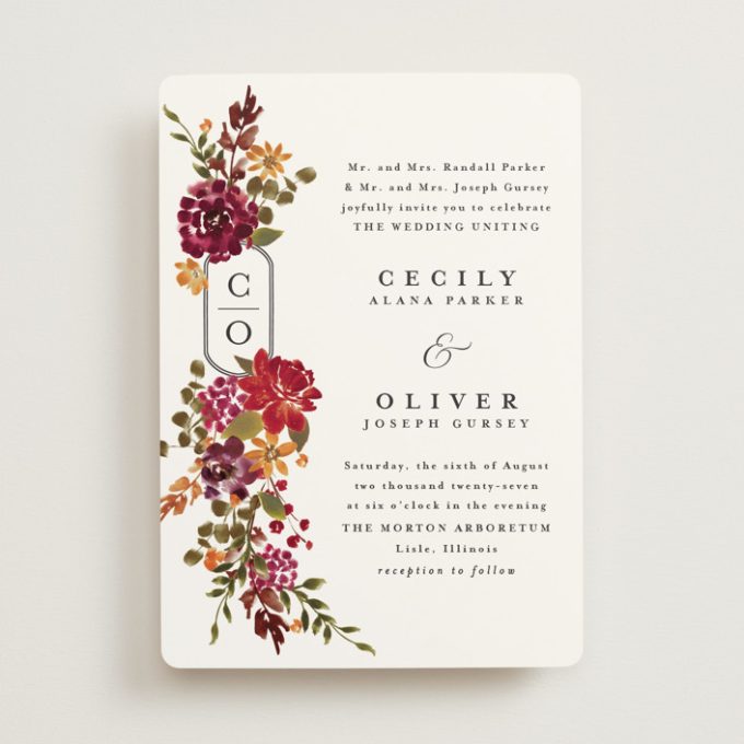 26 New Wedding Invitations from Minted from A to Z [2024]