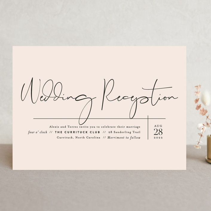 Reception-Only Wedding Invites: How to Word Them Properly