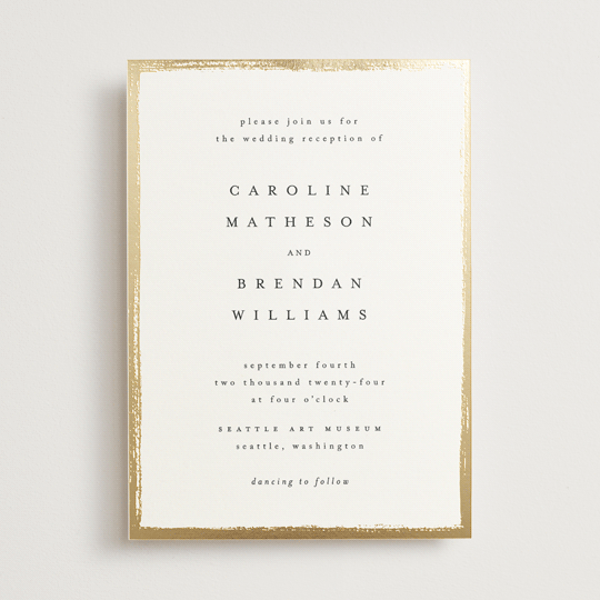 Reception Only Wording Examples Modern Wedding Invitation Wording