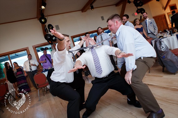 Spontaneous Tie Limbo >> Photo of the Day | Emmaline Bride Wedding Blog