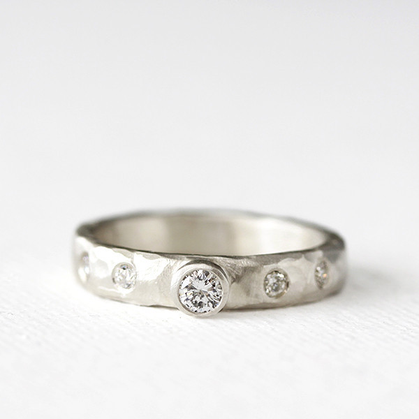 Rustic Diamond Ring - Rustic Theme