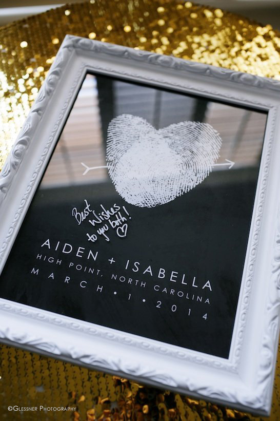 Wedding Fingerprint Guest Book Poster -- Giveaway