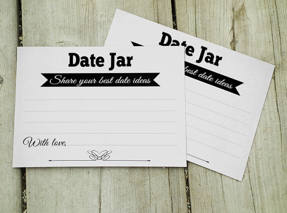 Date Jar: How to Make a Date Jar Guest Book for Weddings