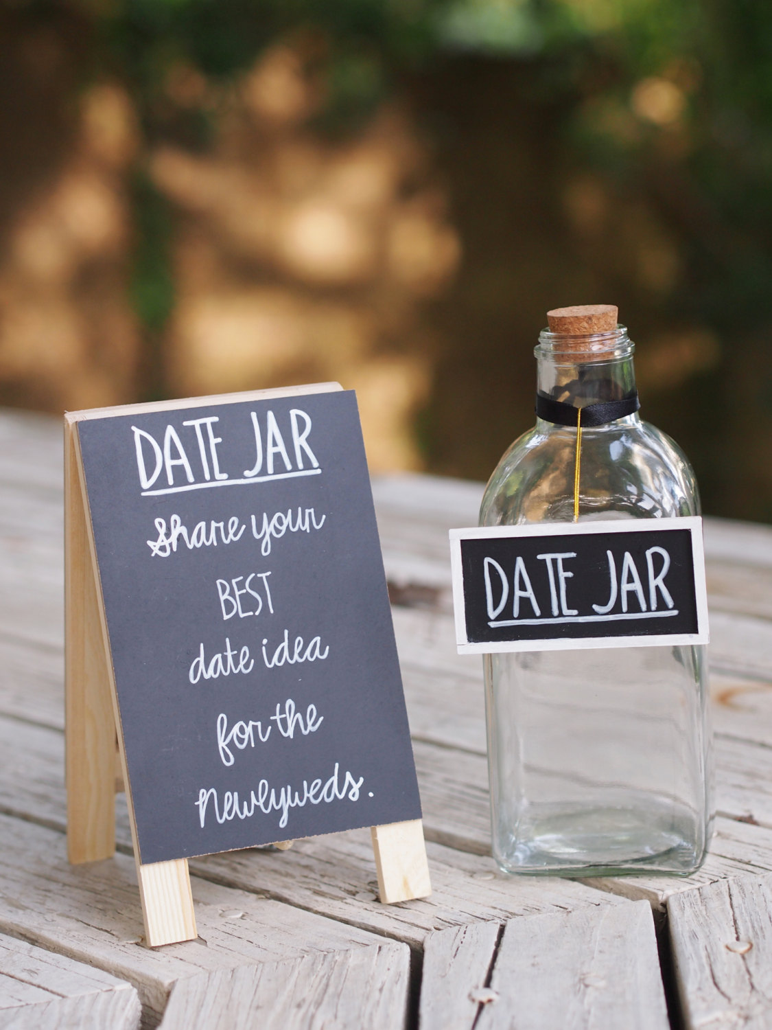 Date Jar: How to Make a Date Jar Guest Book for Weddings