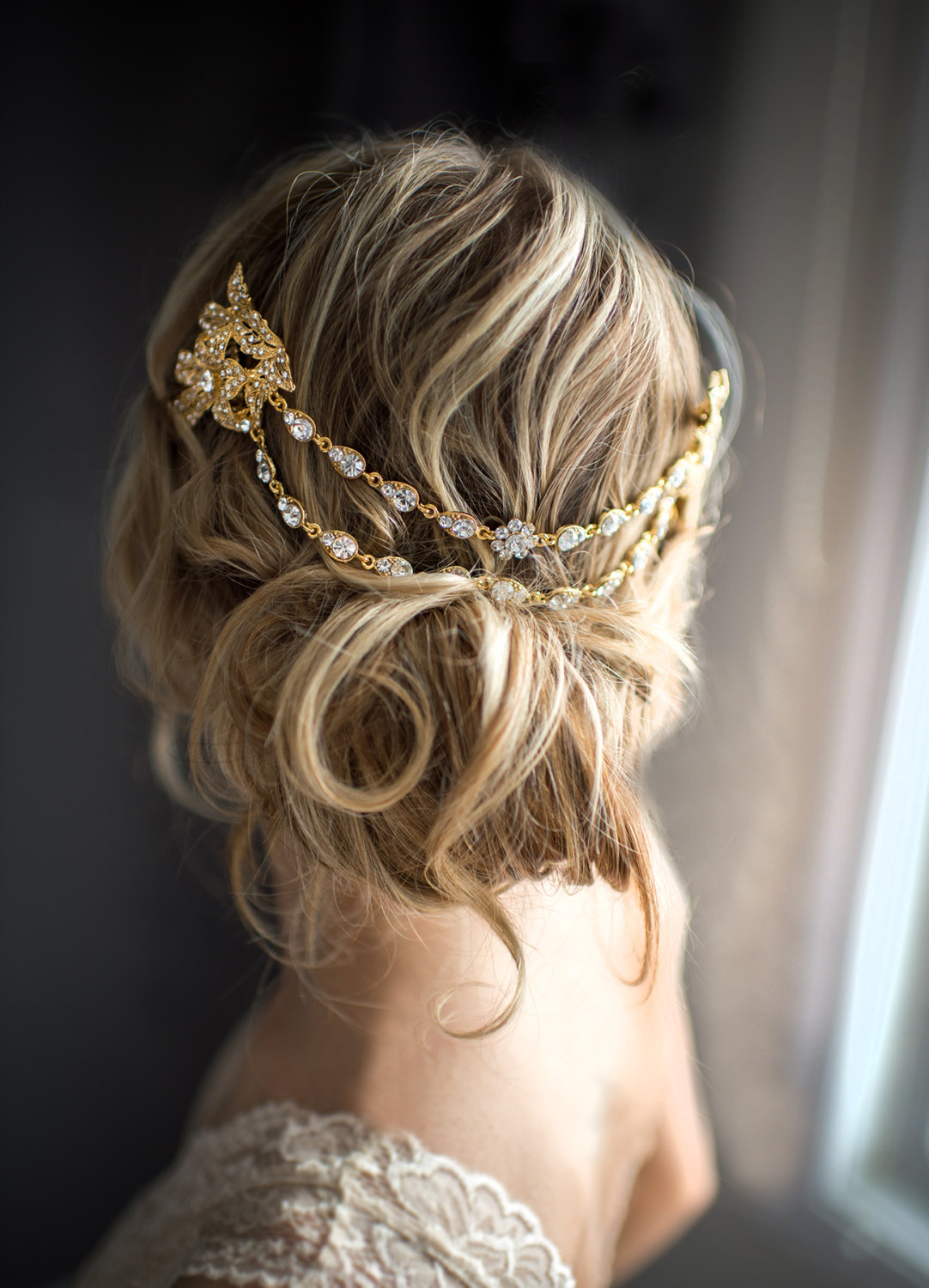 Bridal Hair Chain Instead of a Veil? | Emmaline Bride