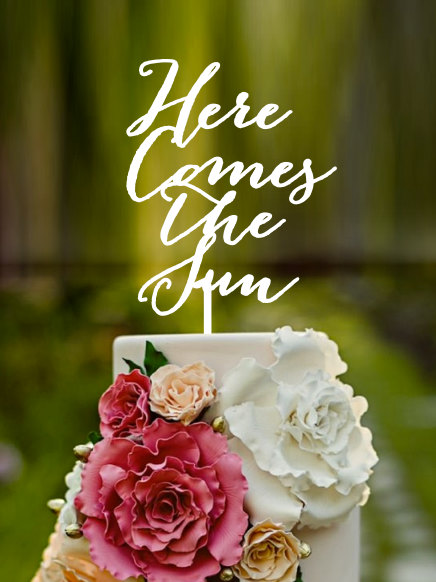 Beatles Wedding Cake Topper: Here Comes the Sun