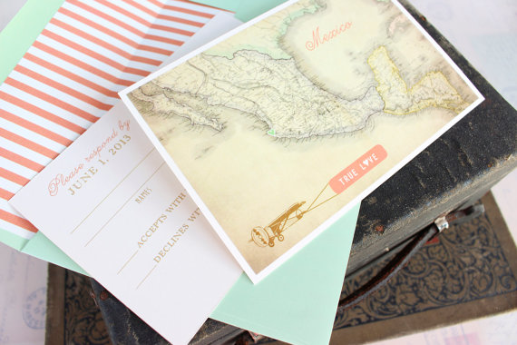 ideas for Destination Wedding Invitations