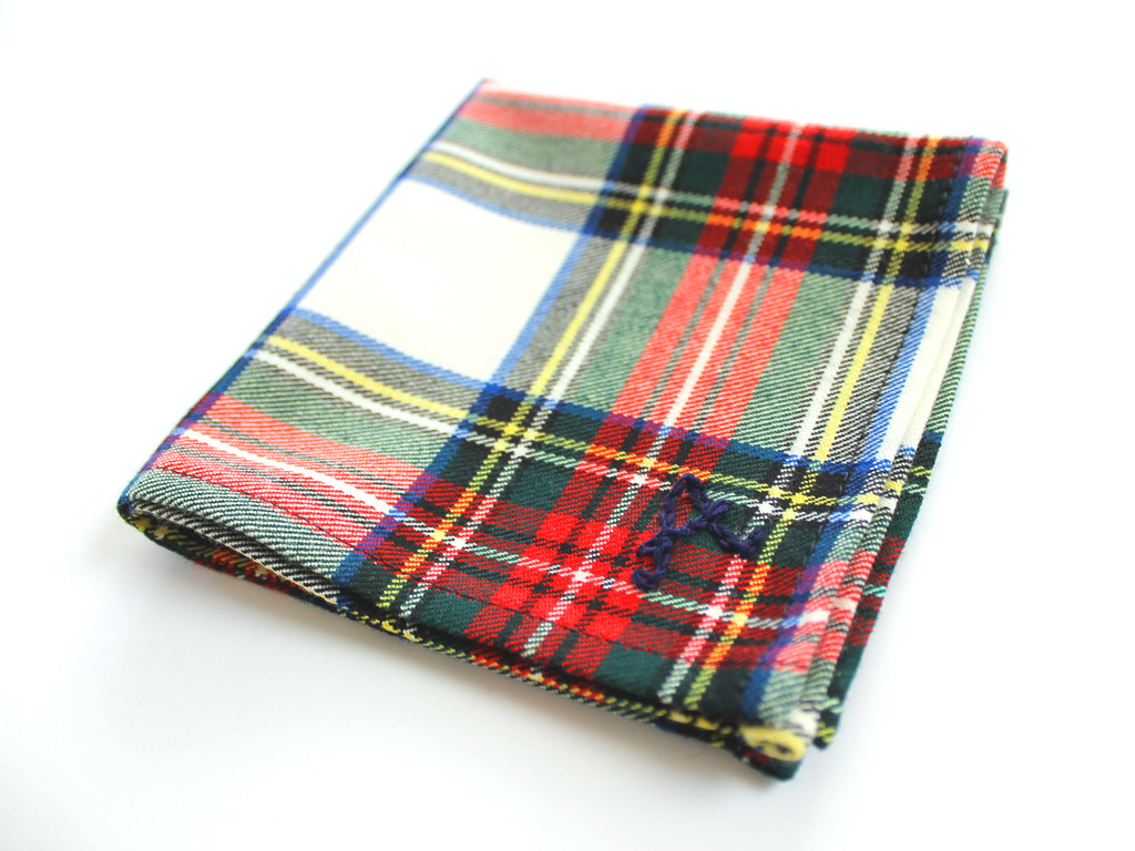 Plaid Pocket Squares for Groomsmen - Fall Weddings