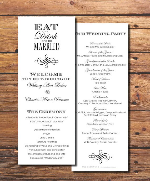 Printable Wedding Table Numbers