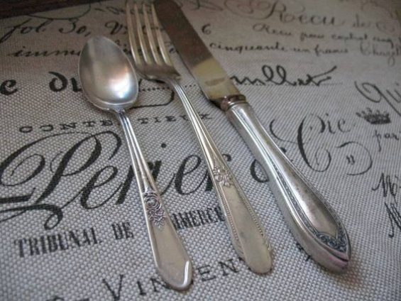 Vintage Wedding Silverware: 3 Ways to Use in Decor