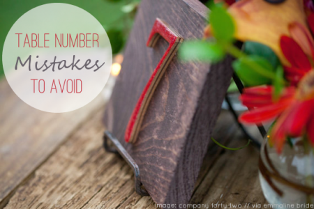 The Biggeset Table Number Mistakes and Gaffes to Avoid